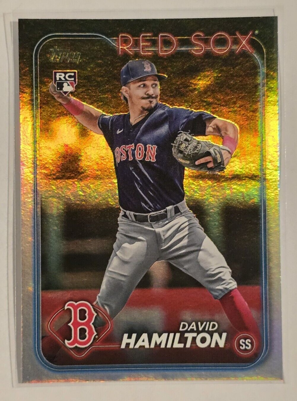 David Hamilton #202 - RC - 2024 Topps Series 1 - Rainbow Foil ...