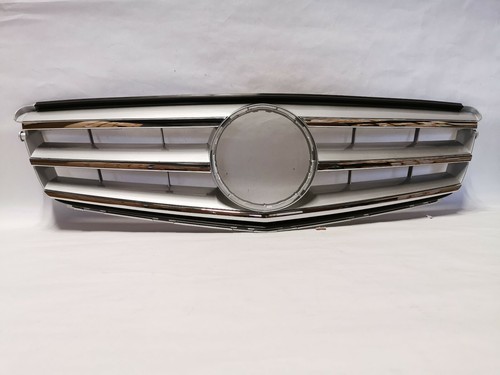Front Radiator Grille Silver Fits 08-14 Mercedes-Benz W204 C Class ...