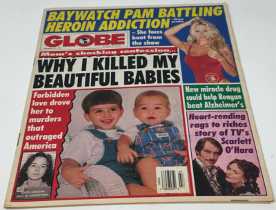 Globe Tabloid Magazine November 22 1994 Pamela Anderson Heroin ...