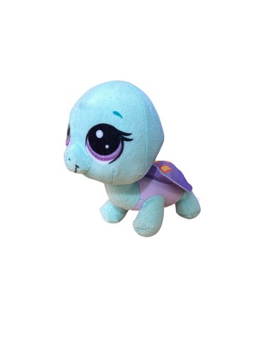 Littlest Pet Shop Bev Gilturtle Plush Toy Box Turtle LPS Stuffed Doll ...