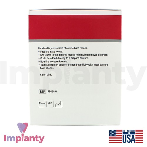 DSI Hard Liner Resin Self Cure DIY Denture Reline Tissue Conditioner ...