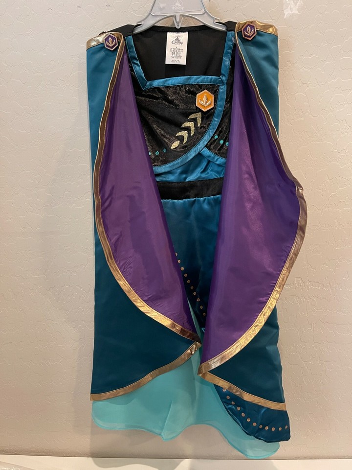 NWT Disney Store Princess Anna Coronation Costume For Kids SZ 9/10 | eBay