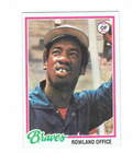 Rowland Office Atlanta Braves OF #632 Topps 1978 #Baseball Card | eBay
