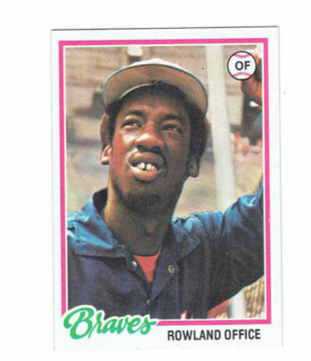 Rowland Office Atlanta Braves OF #632 Topps 1978 #Baseball Card | eBay