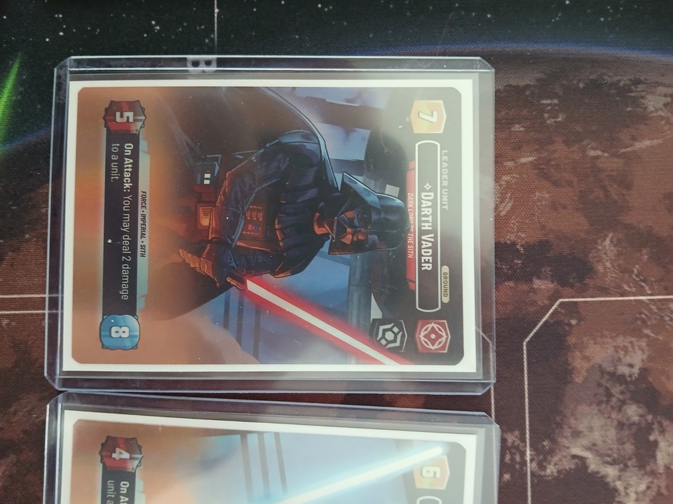 Star Wars Unlimited SoR Luke Skywalker And Vader Galactic Exclusive ...