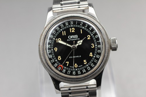 [N MINT Box] Oris Big Crown Pointer Date 7463C Black Dial Men's ...