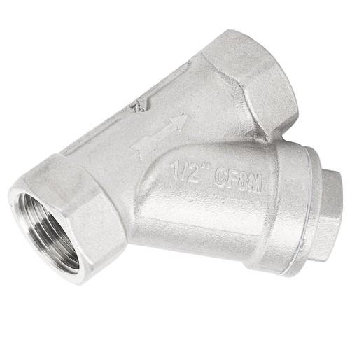 Y Strainer 1/2in DN15 304 Stainless Steel For Water Oil Gas Thread Pipe ...