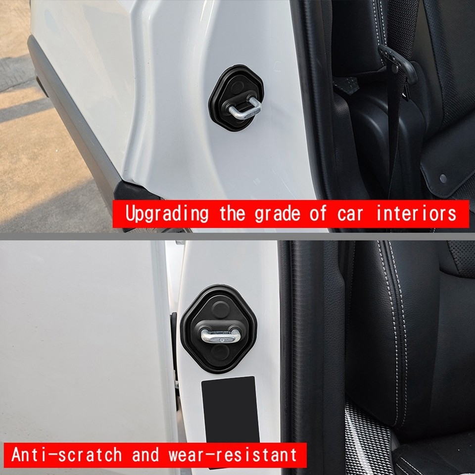 Car Door Lock Silicone Pad Door Lock Protect Cover for LC250 2023 ...