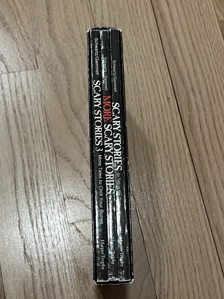 Scary Stories To Tell In the Dark by Alvin Schwartz Treasury 3 Book Box ...