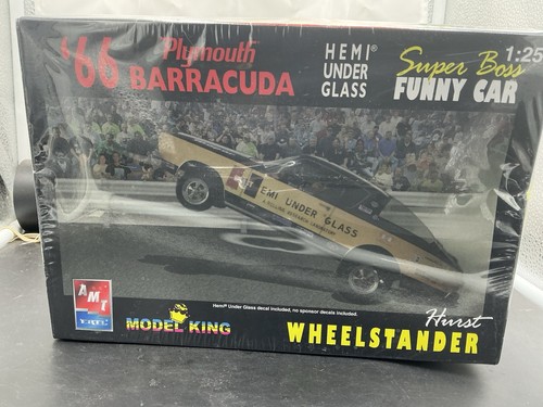 VINTAGE MODEL KIT -AMT MODEL KING #21433P ‘66 Plymouth Barracuda Funny ...