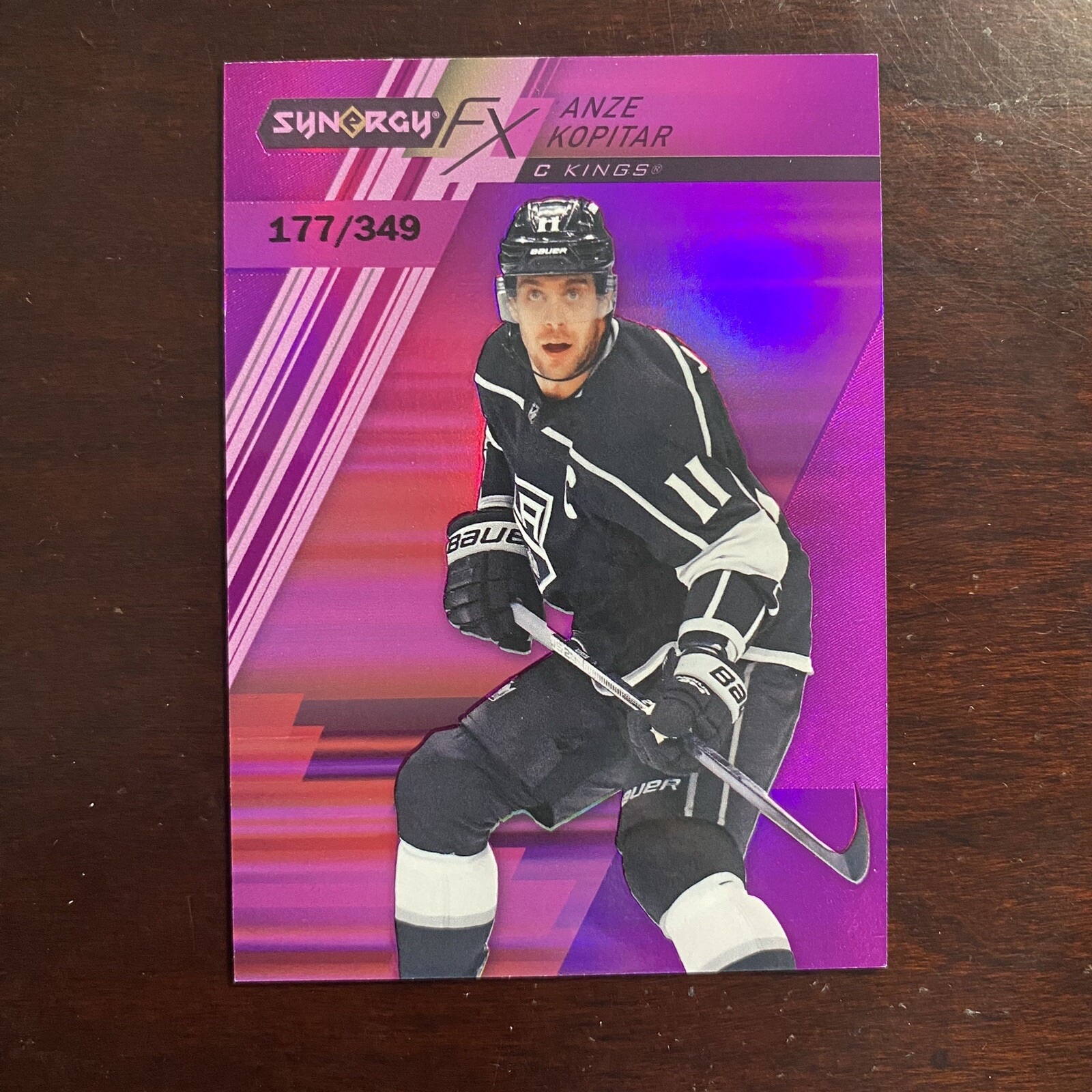 2020-21 Upper Deck Synergy - Synergy FX Purple #FX-31 Anze Kopitar /349 ...