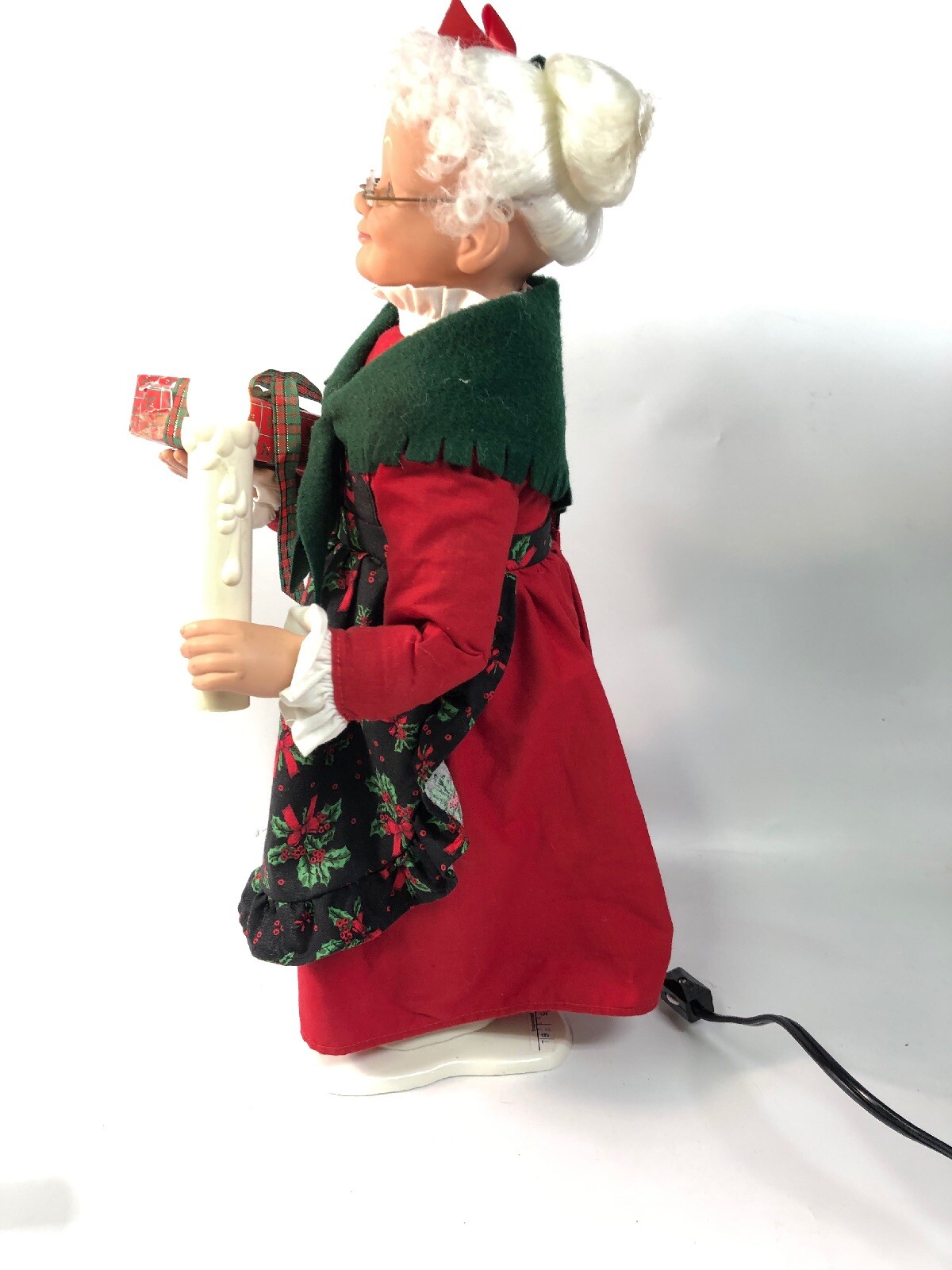 *VTG* Animated MRS. SANTA CLAUS Christmas Figurine Holiday Creations LG ...