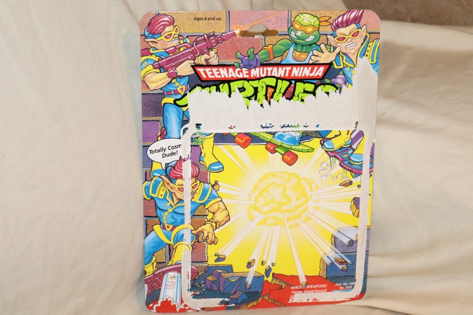 Vintge Teenage Mutant Ninja Turtles TMNT Back Cards Carboard *YOU PICK ...