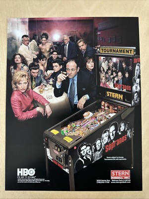 Stern Sopranos Pinball Flyer | eBay