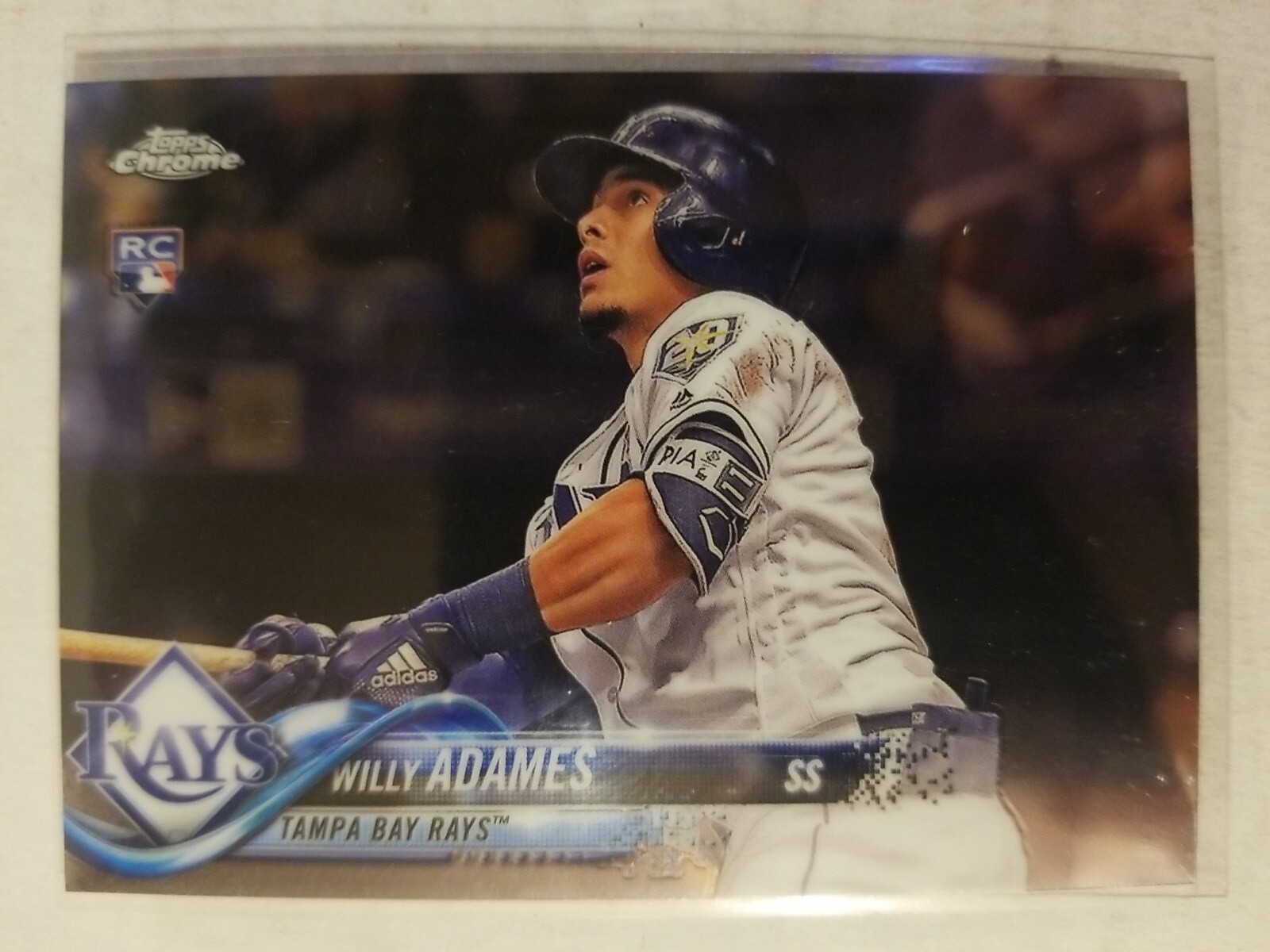 2018 Topps Chrome Update Willy Adames Rookie Card RC HMT56 Brewers ...