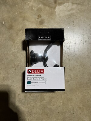 NIB Delta Double Robe Hook-Lewiston Style "Venetian Bronze Finish ...