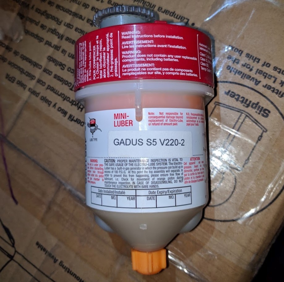 ATS 125cc Mini-Luber GADUS S5 V220-2 S. No. 4661024 | eBay