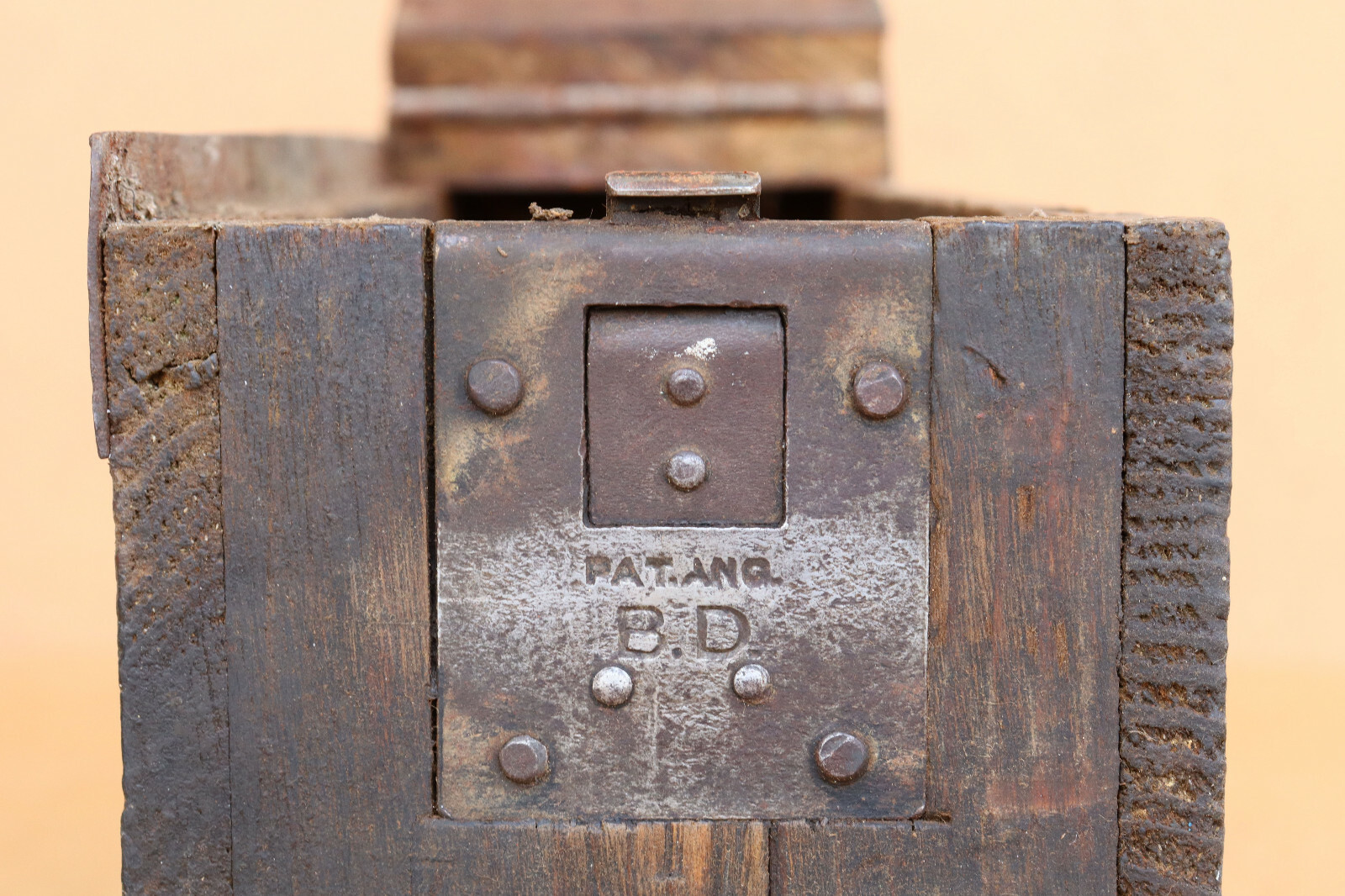 Old Antique WW1 WWI MG08 German MG-08 Maxim Box Crate Tin Container ...