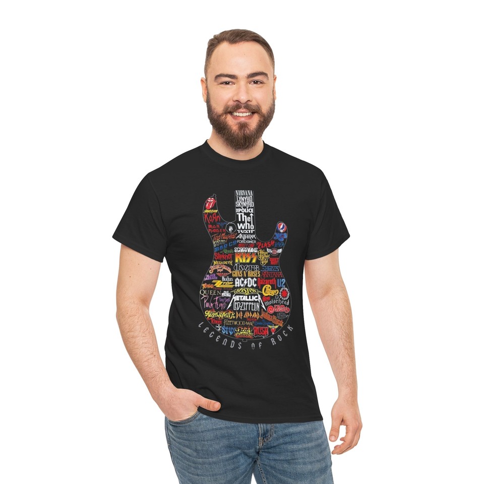 Rock Legend Tee, Musician Shirt, Guitar Player Gift, Concert Band T ...