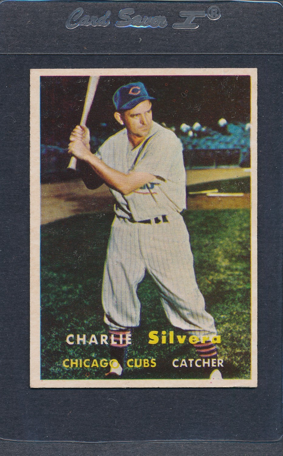 1957 Topps #255 Charlie Silvera Cubs EX/MT *3188 | eBay