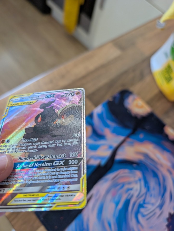 Pokémon TCG Unbroken Bonds Marshadow Machamp GX Card 199/214 | eBay UK