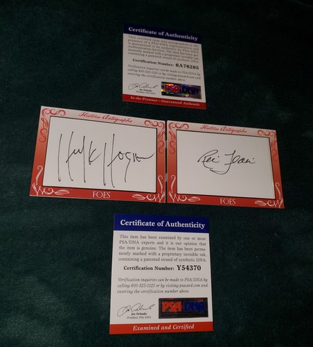 2013 Historic Autographs Cut Signature Auto Book Hulk Hogan & Ric Flair ...