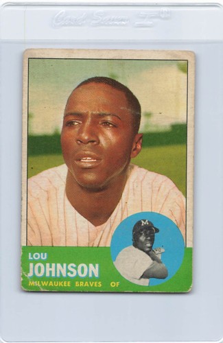 1963 Topps #238 Lou Johnson Braves VG *DA-C2264 | eBay