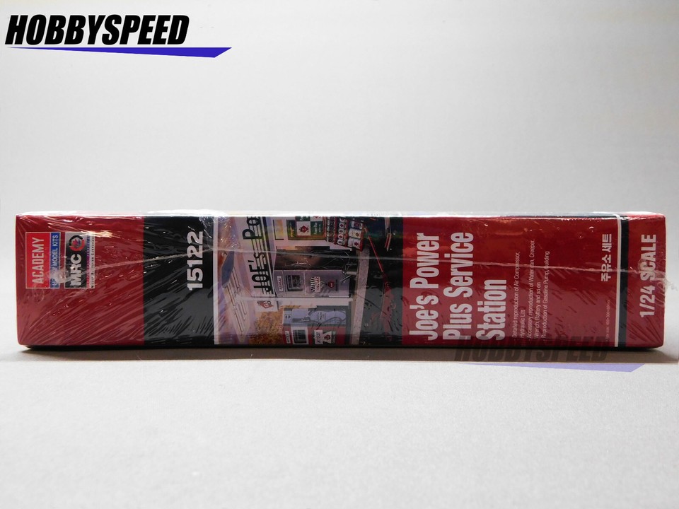 ACADEMY JOE'S POWER PLUS SERVICE STATION MODEL KIT 1/24 SCALE gas oil ...