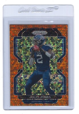 JULIO JONES 2021 Panini Prizm Football Orange Disco Prizm Football Card ...
