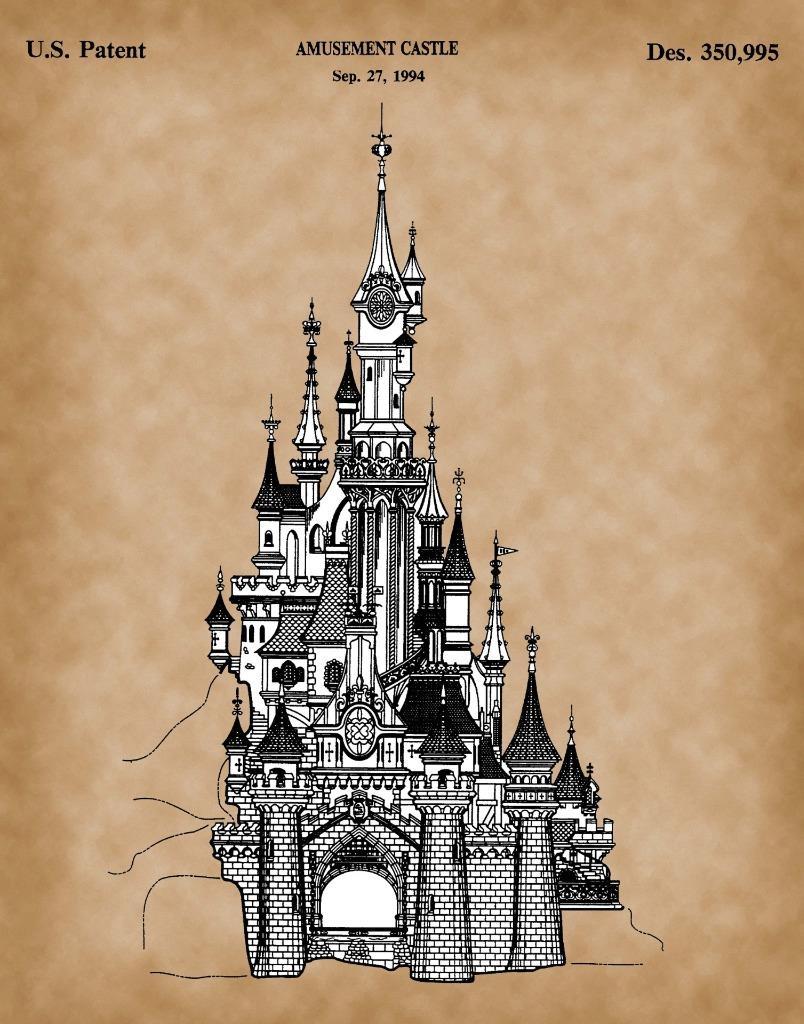 How To Draw Cinderellas Castle Step By Step