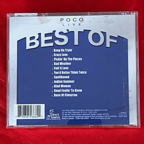 Best of Poco: Live by Poco (CD, 2006, Direct Source) for sale online | eBay