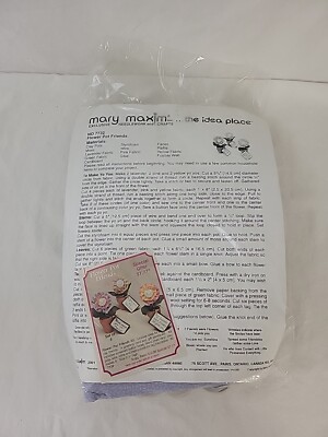 Mary Maxim Needleworks & Crafts Flower Pot Friends 7732 Craft Kit | eBay