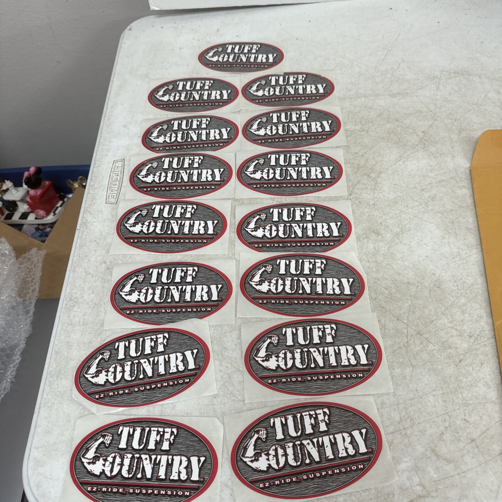 Tuff Country Ez-Ride Suspension Sticker Decal New Unused Lot Of 15 | eBay