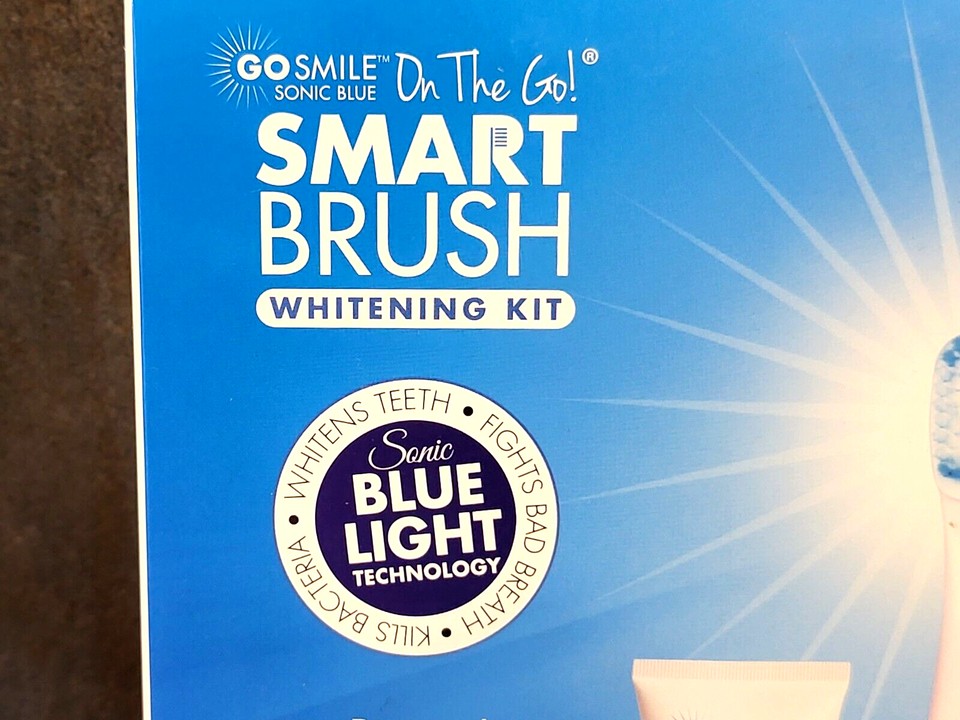 Go Smile Smart Brush blue light sonic toothbrush rechargeable with ...
