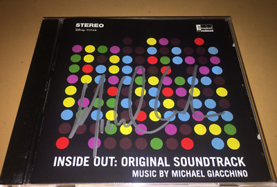 signed Inside Out CD soundtrack Michael Giacchino score Disney Pixar ...