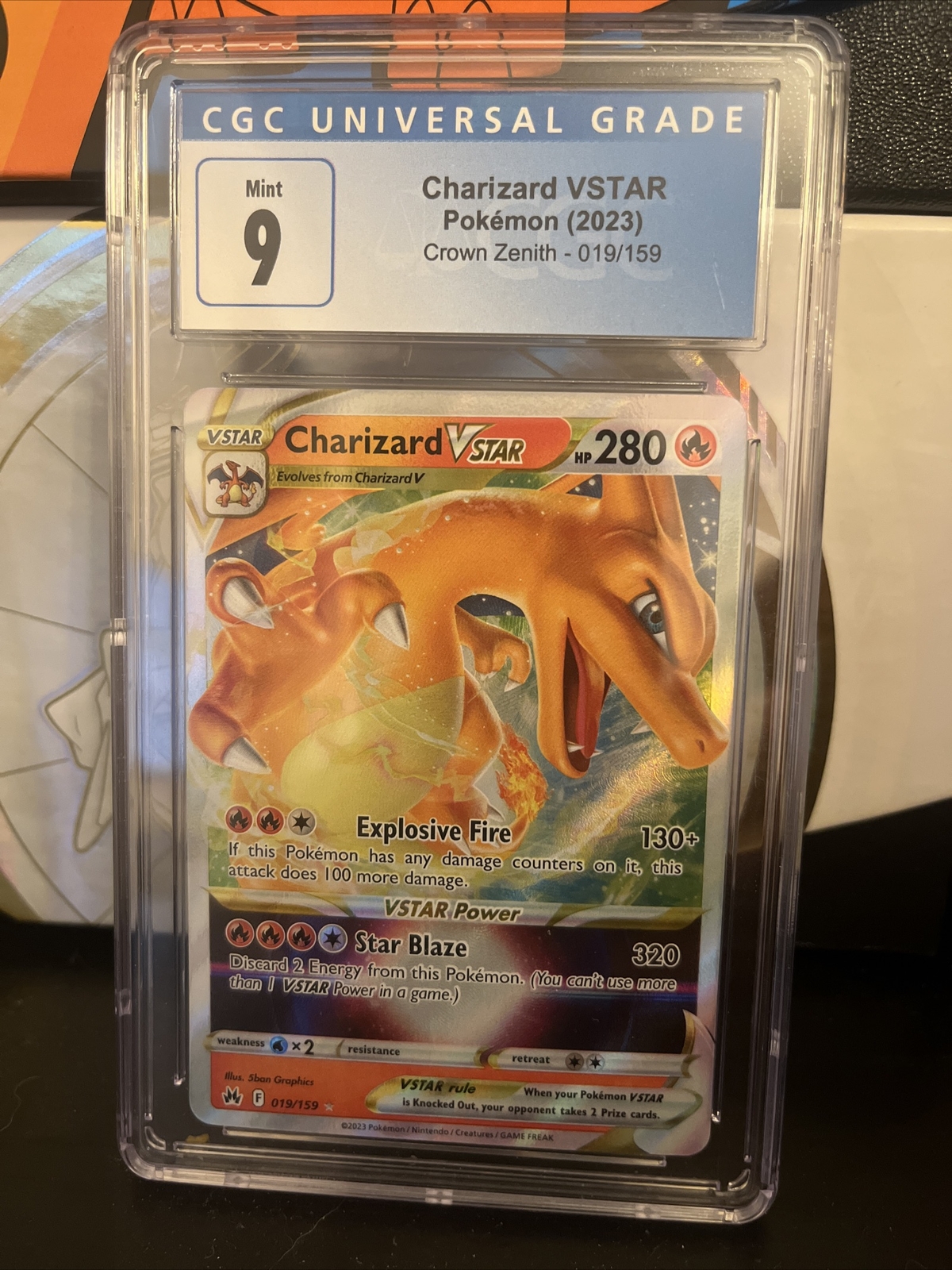 Pokémon TCG Charizard VSTAR Crown Zenith 019/159 Holo Ultra Rare for ...