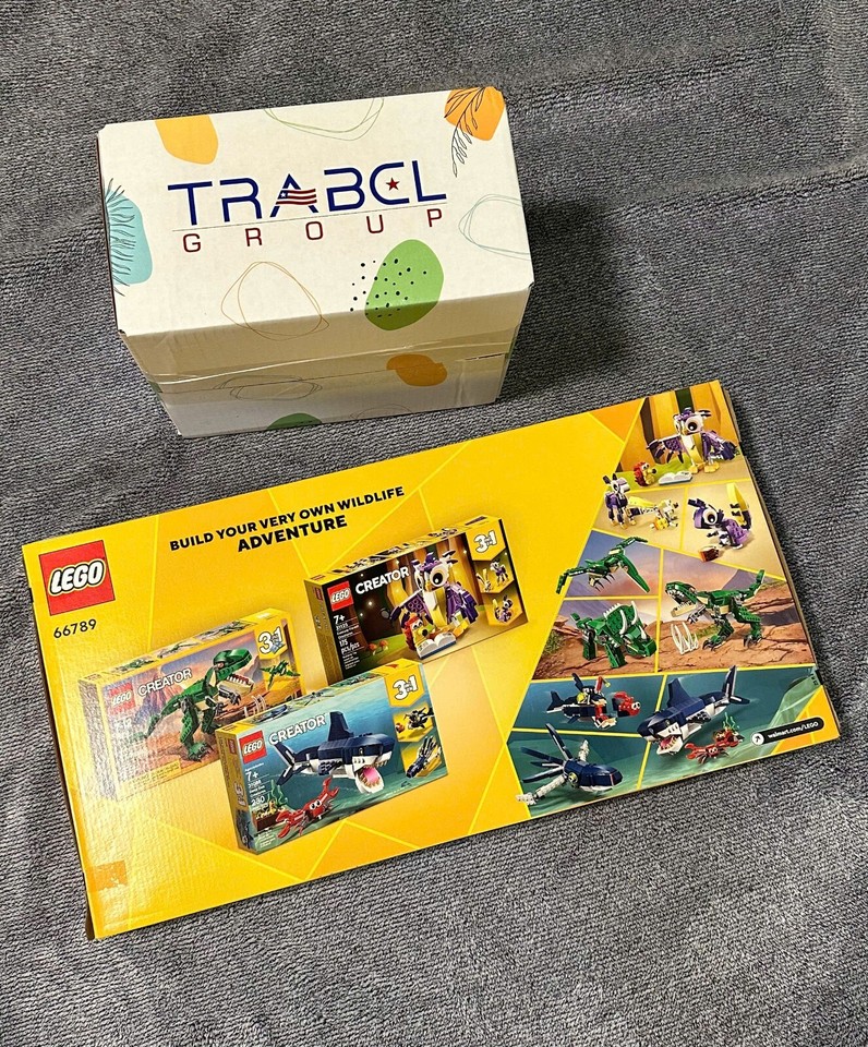 LEGO 66789 Creator Animal Gift Set, Build and Rebuild 9 Exciting Animal ...