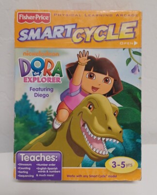 Dora the Explorer Diego & Dinosaurs Smart Cycle Game FISHER PRICE ...
