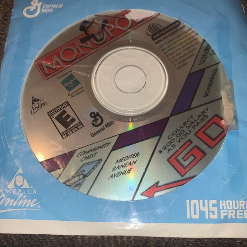 General Mills Monopoly (Infogrames Interactive) 2001 Aol CD Rom Pc Game ...