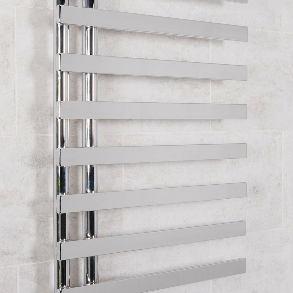 Designer Chrome Bathroom Electric Heated Towel Rail Rad Radiator 1600 x ...