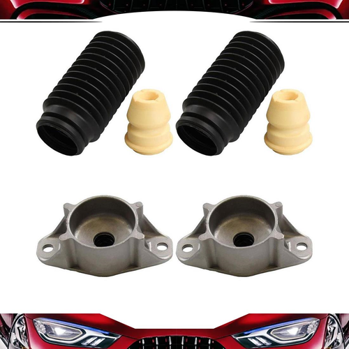 4 Front Rear Shock Mounting Kit Strut Bellows Fits Ford Escape 2016 ...