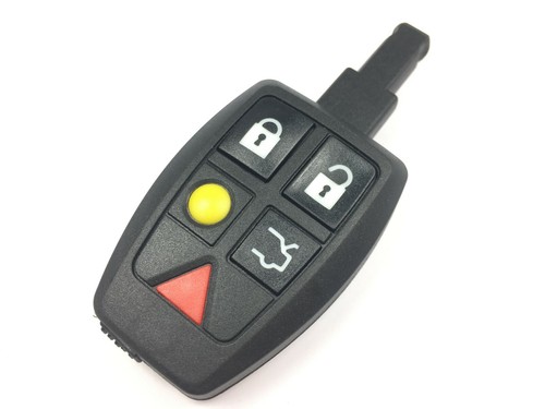 For Volvo S40 V50 V70 C70 S60 5 Button Smart Remote Key Fob Case Shell ...