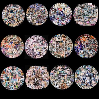 Kpop Stray Kids Ateez PVC Stickers Diary Laptop Decals Twice (G)I-DLE ...