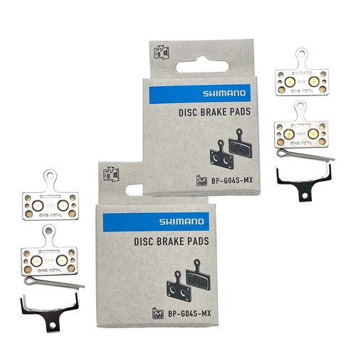 2Pr Shimano G04S Metal Bike Disc Brake Pads+Spring-XTR M9000,M9020/XT ...