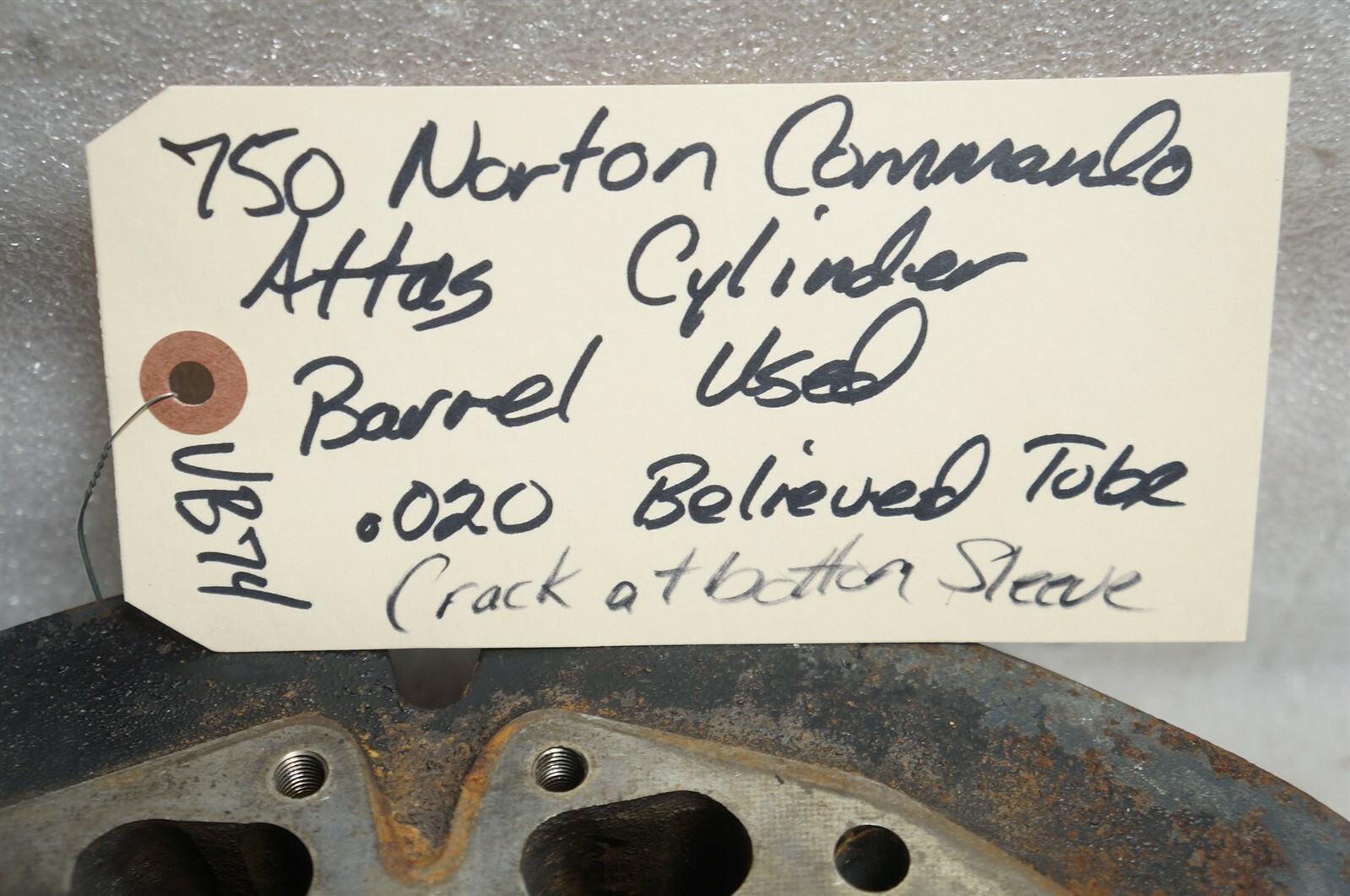 750 NORTON COMMANDO ATLAS CYLINDER BARREL OVERSIZE /VB74/ | eBay