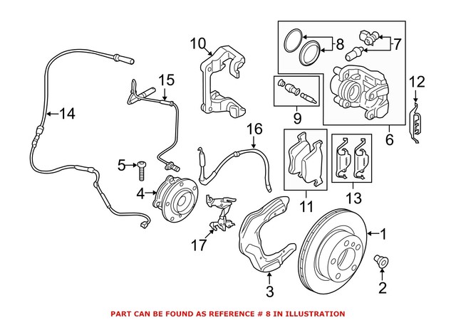 Genuine BMW OEM 34106790928 Repair Set Brake Caliper for sale online | eBay