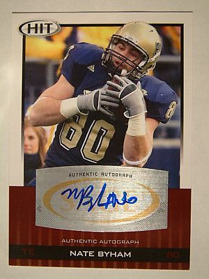 2010 SAGE HIT Autographs #A88 Nate Byham - NM-MT | eBay