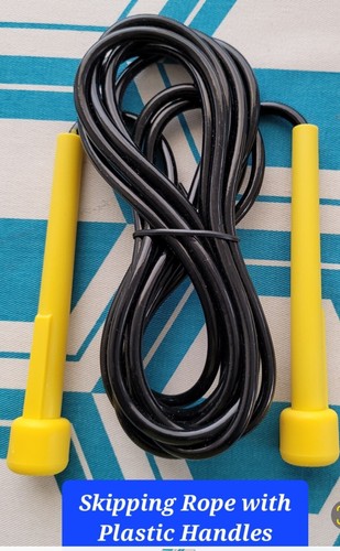 Skipping Rope 3 Mtre PVC MMA Boxing Jump Cardio Gym Exercise Fitness ...