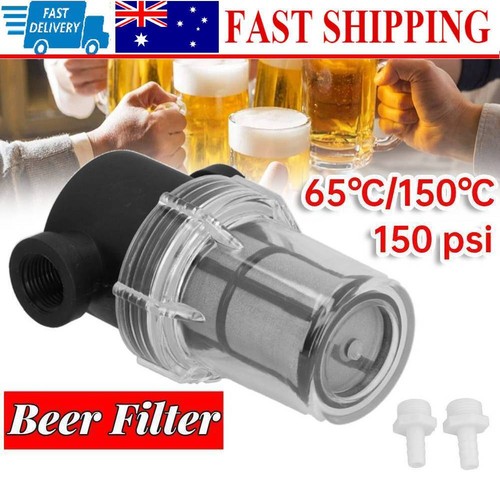 Beer Inline Filter Strainer Brewing 150 Micron 80 Mesh Water Beer ...
