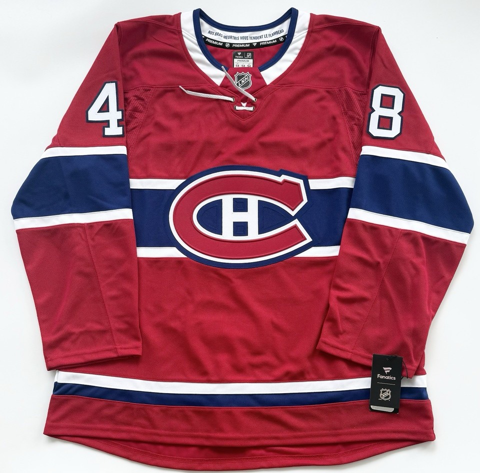 AUTOGRAPHED DPISPORTS LANE HUTSON MONTREAL CANADIENS FANATICS PREMIUM ...
